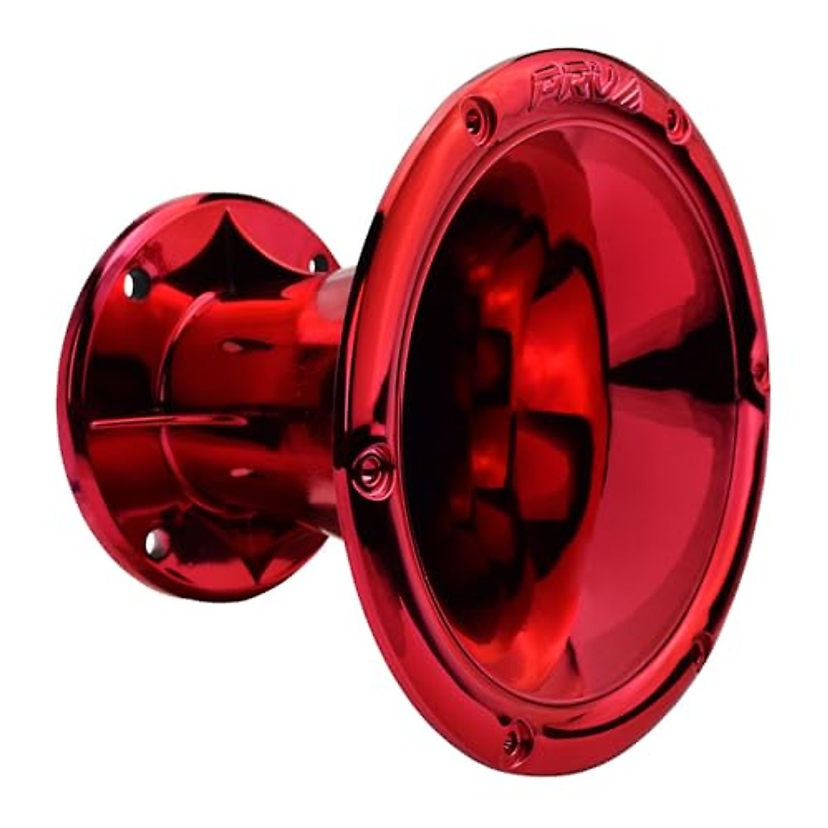 PRV AUDIO 2 Inch Exit Horn Waveguide WGP14-50 RED CR for Bolt On Compression Drivers - UV resistant Chrome Finish - Red Chrome Color (Single)