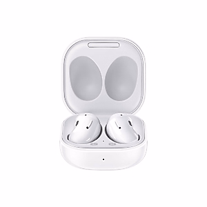 SAMSUNG Galaxy Buds Live True Wireless Bluetooth Earbuds w/ Active Noise Cancelling, Charging Case, AKG Tuned 12mm Speaker, Long Battery Life, US Version, Mystic White