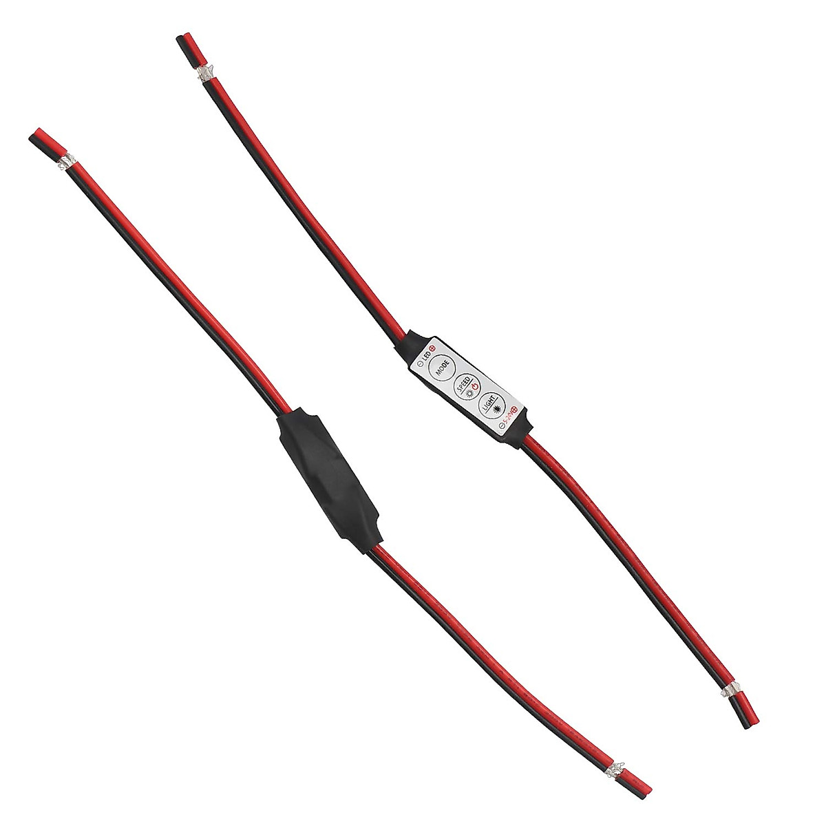 DROK Dimmable Mini DC 12V 12A Single Color LED Strip Dimmer Switch Brightness Control 5050 3528 5630