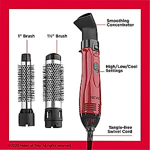 Revlon 1200W Perfect Style Hot Air Kit | Style, Curl, and Volumize, 3 Piece Set