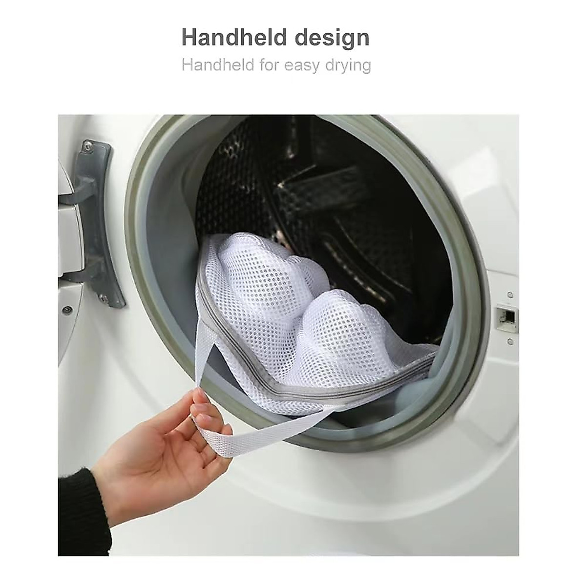 Large Bra Laundry Bags for Washing，Lingerie Bags for Washing Delicates ，Bra storage bag(Large-white) (2)