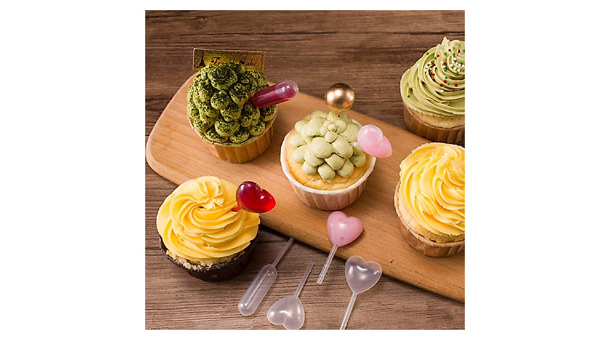 4ml Cupcake Pipettes - 200 Packs for Baking & Decorating
