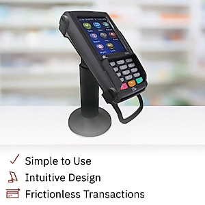 Discount Credit Card Supply DCCStands Swivel and Tilt Pax S300 & SP30 Terminal Stand, Screw-in and Adhesive