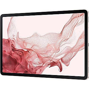 SAMSUNG Galaxy Tab S8 Android Tablet, 11” LCD Screen, 256GB Storage, Qualcomm Snapdragon, S Pen Included, All-Day Battery Ultra Wide Camera, DeX Productivity, Pink Gold (Renewed)