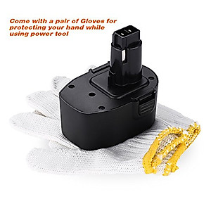 Powerextra 2500mah 14.4V Replacement Battery for Black & Decker PS140 FireStorm 14.4-Volt NiMH Pod Style Battery Black and Decker 14.4v Battery
