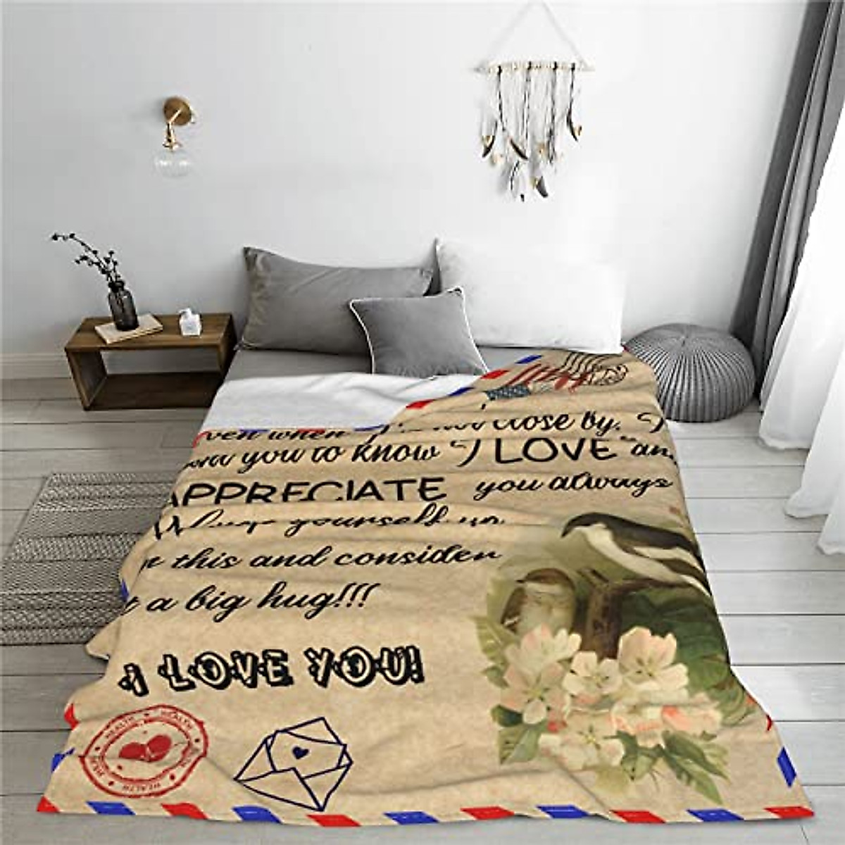 AJIIUSV Uncle Gifts Throw Blanket from Niece Nephew to Uncle Fathers Day Blankets for Uncle Thanksgiving Birthday Gifts Blankets 50"x60"