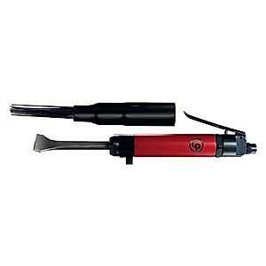 Chicago Pneumatic CP7120 Air Powered Adjustable Needle Scaler and Chisel, 4,600 BPM, Red