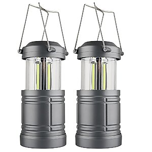 LED Camping Lantern ,Battery Powered Hanging Lanterns for Camping Hiking,Hurricane ,Power Outages,2-Pack