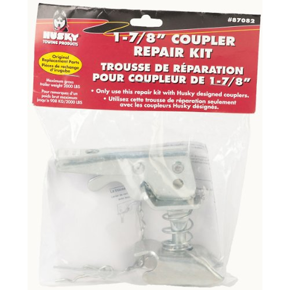 Husky 87082 1-7/8" 2,000 lbs. Coupler Repair Kit , Grey