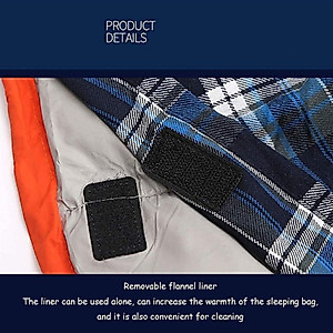 Dongng Autumn and Winter Sleeping Bag- Portable, Waterproof, Compact Lightweight, Comfort, Compact- Great for Outdoor Camping, Backpacking& Hiking- Fits Adults Waterproof and Wear-Resistant