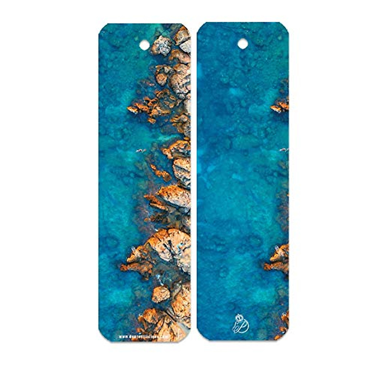 60 pcs Ocean Design Bookmark- Inspiration, Encouraging, Positive, Teaching Bookmarks Bulk.Unique Gift- (Ocean)