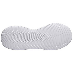 adidas Women's Kaptir Running Shoe, White/Pink/Light Orange, 10