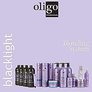 Oligo Professionnel - Blacklight Violet Shampoo - Sulfate-Free Purple Shampoo for blondes - Vegan - Eliminate Yellow Tones - Refresh Faded Highlights - Argan oil - Hydrating Formula - 8.5oz