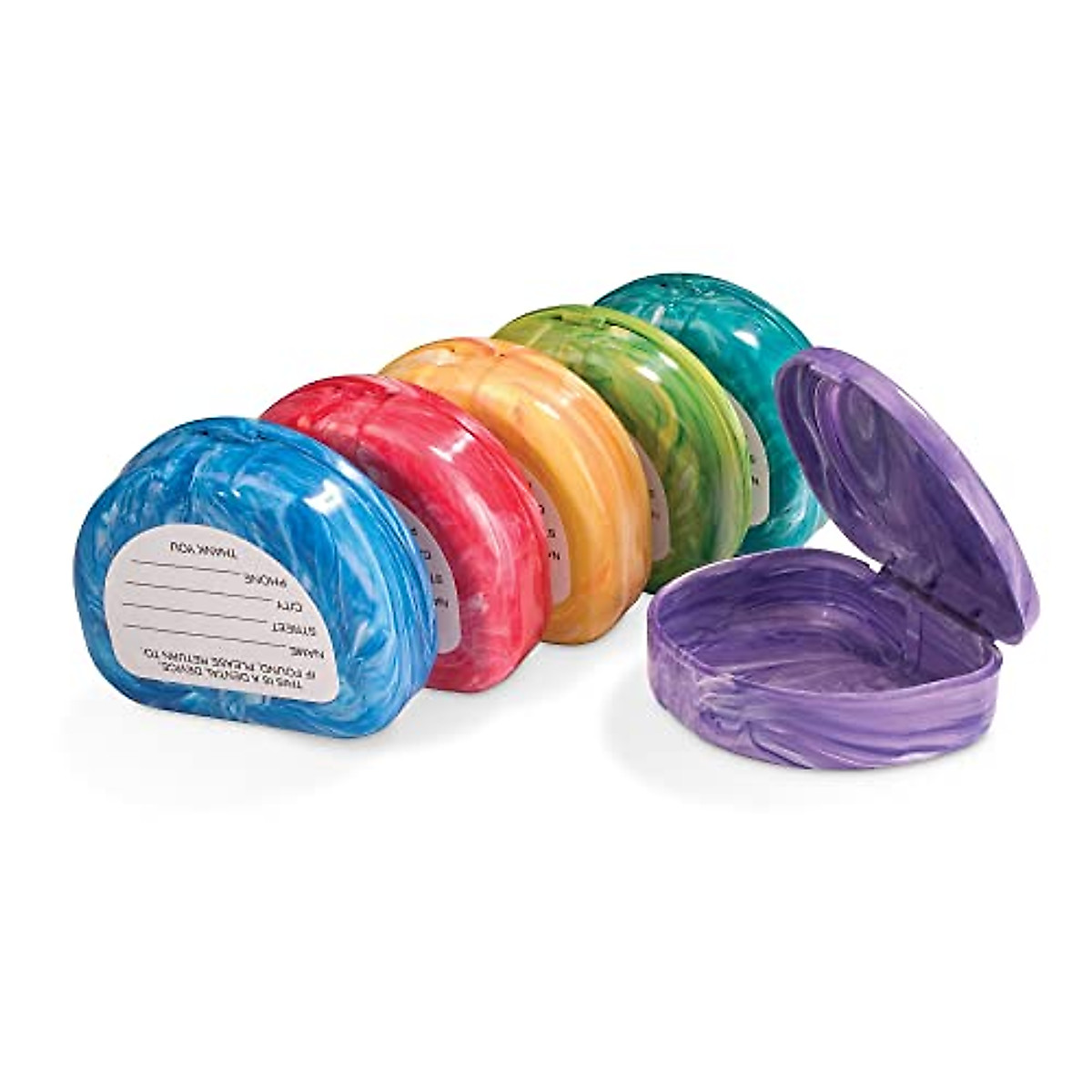 Marble Retainer Cases, Pack of 6