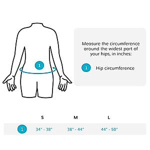 BraceAbility Inguinal Hernia Truss - Scrotal and Femoral Groin Male or Female Compression Support Belt for Testicular, Genital, Bilateral, Direct or Indirect Hernia Pain Relief Treatment Brace (M)