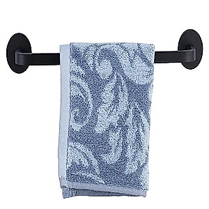 Magnetic Towel Holder Towel Rack Adjustable Towel Bar for Bathroom Wall Mounted Towel Holder Bathroom Towel Rod Towel Holder Dishwasher Towel Holder Sink Laundry Washing Machine Towel Bar Black Towel
