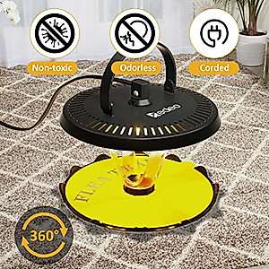 Redeo Flea Trap 2 Pack Bed Bug Traps with 4 Light Bulbs and 8 Sticky Glue Boards, Odorless Non-Toxic Flea Light Traps for Inside Your Home Safe for Kids & Pets