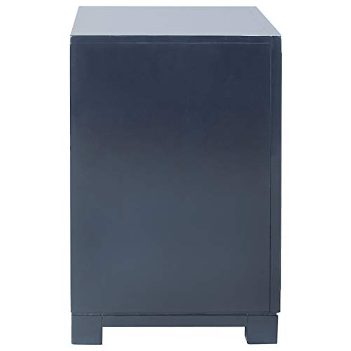 Safavieh Home Collection Raina Navy 3-Drawer Greek Key Nightstand