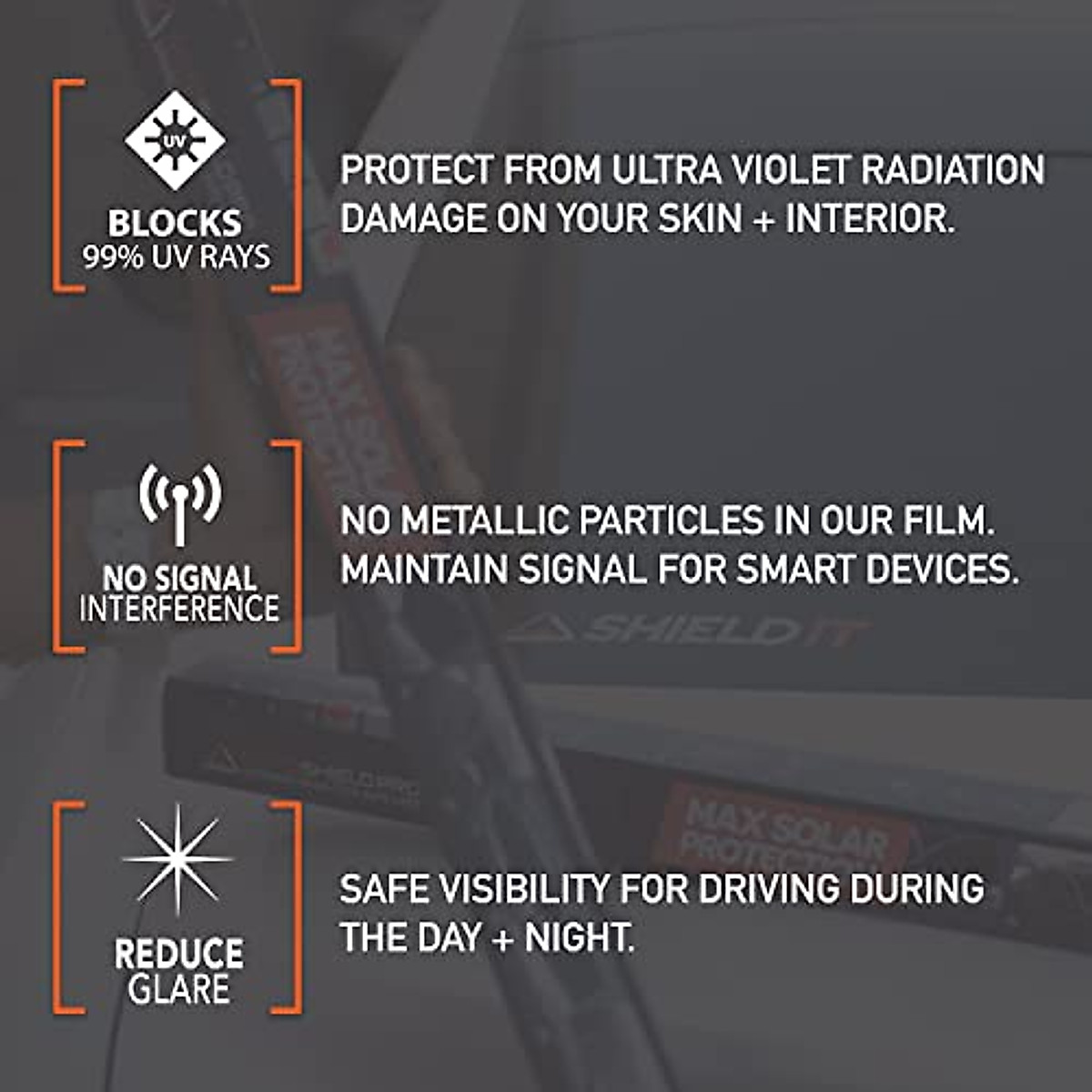 DIY-MotoShield Pro Premium Nano Ceramic Tint (70% VLT) 30” in x 10’ ft Roll | Professional Window Film for Auto, Reduce Infrared Heat & Block UV by 99%