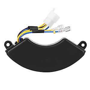 Arc Shaped Automatic Voltage Regulator AVR for 6.5kw 7kw 8.5kw, 2 Phase 6 Wire Petrol Generator ABS Material Adjustable Voltage Regulator
