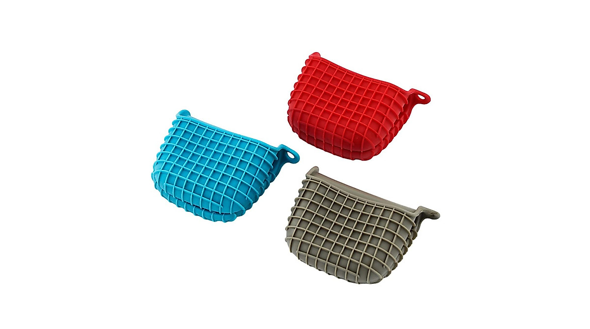 3pcs Silicone Thermal-Insulation Hand Clamps for Safe Gripping