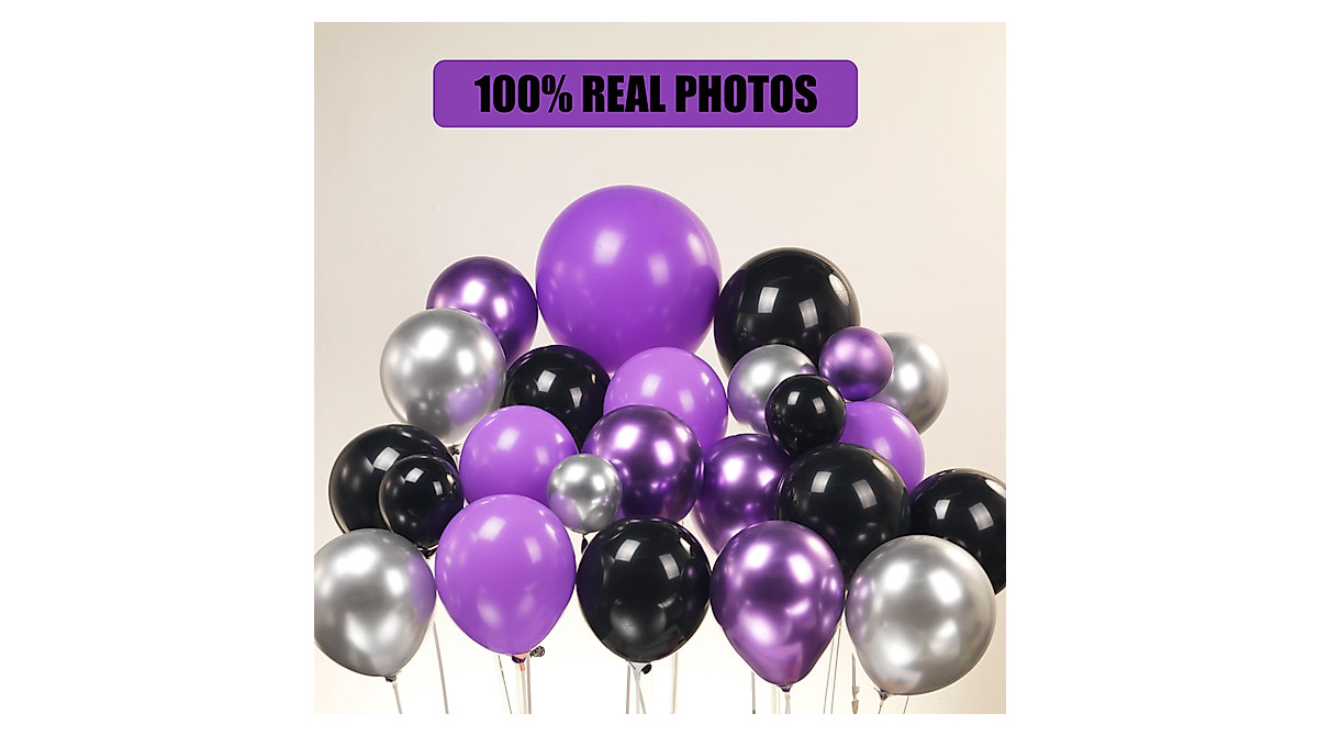 Gothic Balloon Garland Kit for Halloween & Birthdays