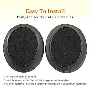 WH-CH710N/WH-CH700N Replacement Ear Pads Cooling Gel WH-XB900N Earpads Upgrade Ear Cushions Parts Accessories Compatible with Sony WH-CH710N/WH-CH700N/WH-XB900N/WH-RF400 Wireless Headphones (Black)