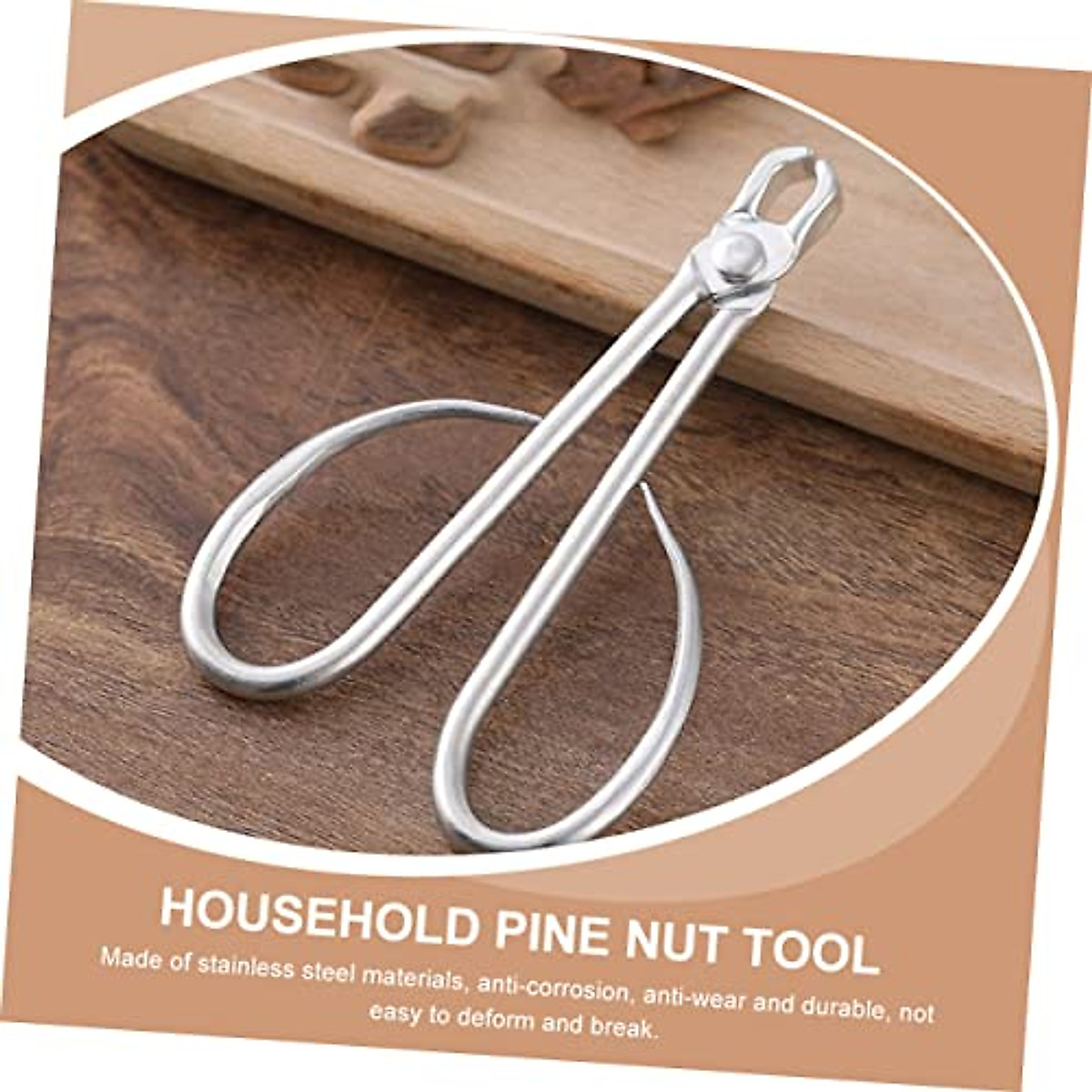 Multitools 2pcs Pine Nut Clip Mini Tools Multipurpose Tool Mini Multi Tool Chestnut Peeler Daily Nut Opener Portable Nut Opener Nut Accessories Daily Nuts Seafood