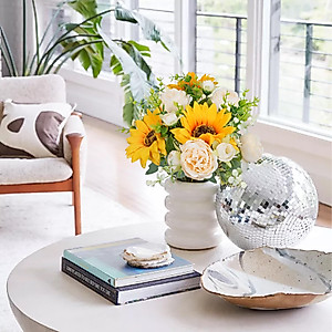 HO2NLE 4PCS Artificial Flowers Branches Faux Silk Cherry Blossoms Stem Fake Floral for Home Garden Restrant Hotel Parties Wedding Table Centenpieces Arrangements Decor Spray in Pink