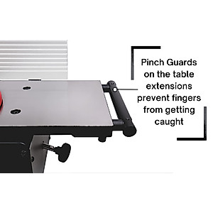 Cutech 40180HI 8-Inch Spiral Cutterhead Benchtop Jointer with Cast Iron Tables, 16 Tungsten Carbide Inserts, Extra Long 24" Fence and Additional Fence Brackets