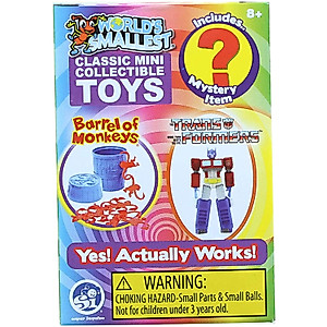 Worlds Smallest Classic Novelty Toy Series 4 Surprise Box - 3 Count