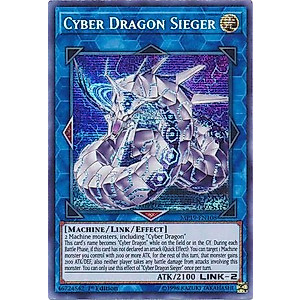 Yu-Gi-Oh! - Cyber Dragon Sieger - MP19-EN108 - Prismatic Secret Rare - 1st Edition - 2019 Gold Sarcophagus Tin Mega Pack