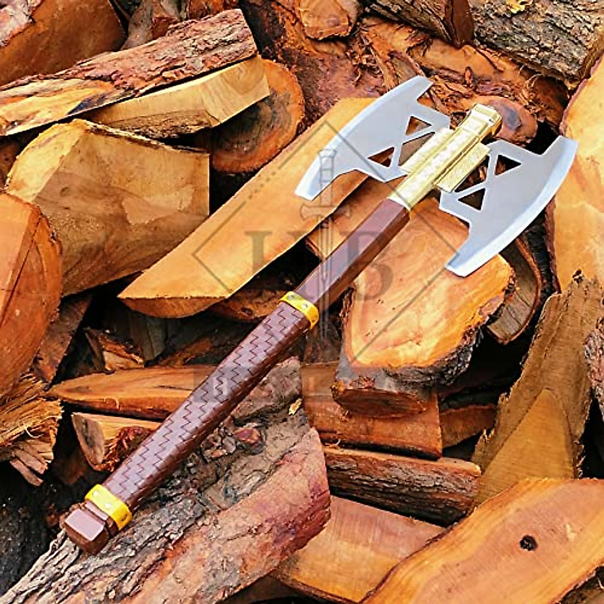 Haxxi Blade 022 Gimli Battle Axe from Lord of The Rings an Axe Dwarf Lord of The Rings Gold Color Plated