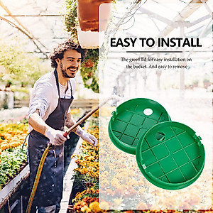 Yardwe Valves Box Lid 4pcs Boxes Valve Box Cover Spray Water Plastic Replacement Valves Box Lid