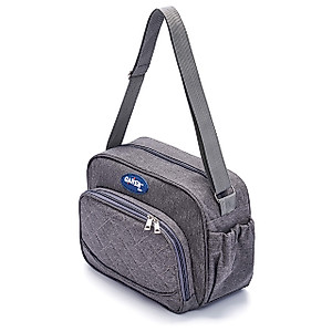 Diaper Bag Maternity Mother Baby Bags Multifunction Travel Pack Large Capacity (Gray)