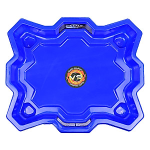 17Tek Bey Stadium Battle Arena Training Ground for Beyblade Battling Game (Blue)