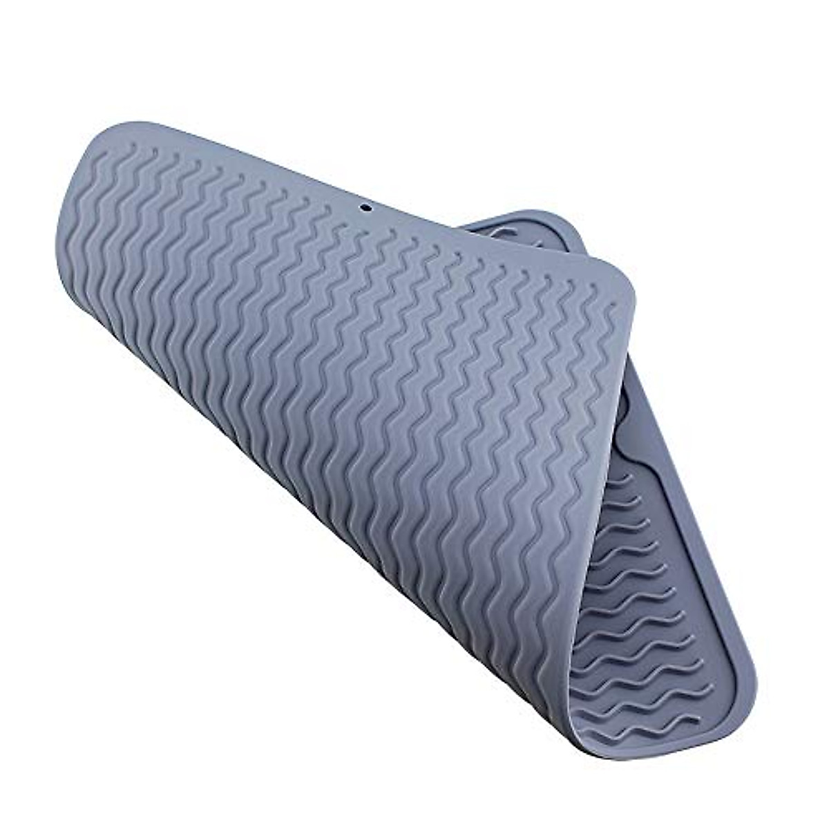 Silicone Dish Drying Mat 3PCS for Easy Clean,Heat-resistant,Eco-riendly,Multiple Usage.For Kitchen Counter or Sink,Table Insulation and Microwave Oven Oil Drainage