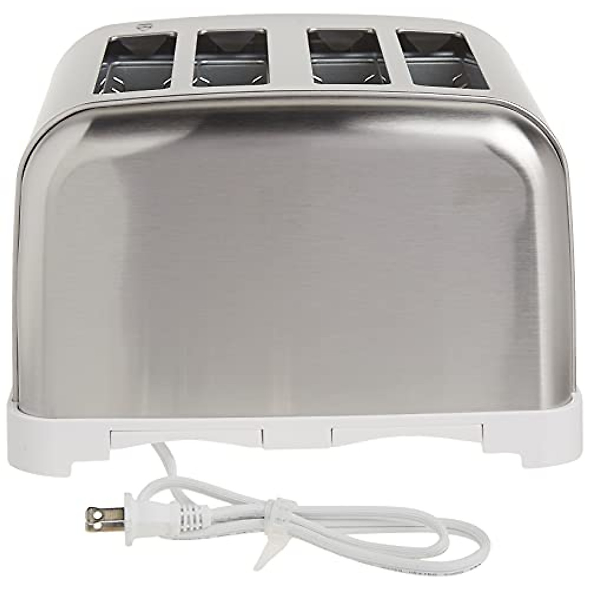 Cuisinart CPT-180WP1 4-Slice Metal Classic Toaster, White/Stainless Steel