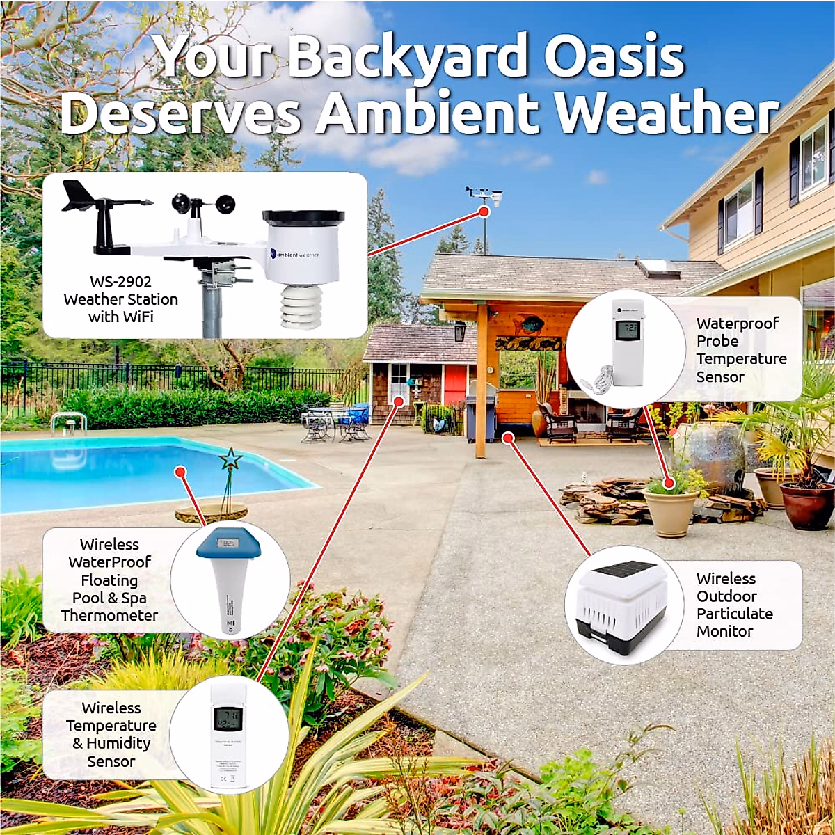 Ambient Weather WS-2902 WiFi Smart Weather Station