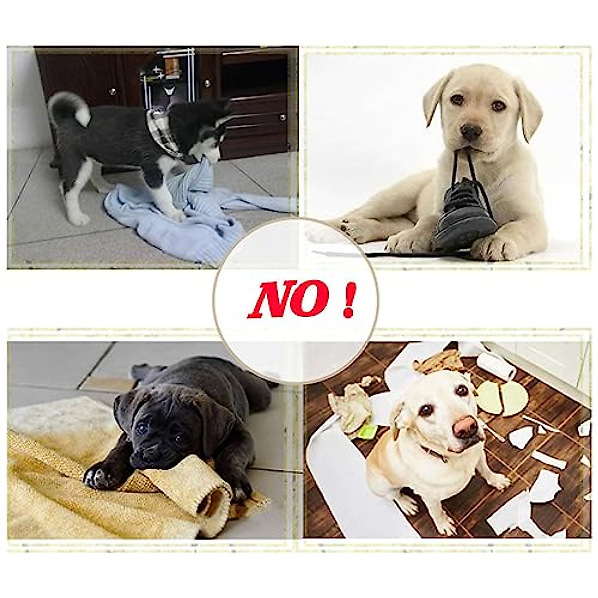 Lerpwige Pet Ring-Shape Molar Rod Durable Chew Toy Puppy Teething for Teething Cleaning Dog Ring Chew Ring Toy Teeth Cleaning Dog Teething Toy for Teeth Cleaning