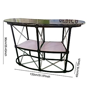 YIYIBYUS Promotion Pop Up Display Table Trade Show - Salon Reception Desk Promotion Retail, Reception Desk Illuminated Reception Area Counter Desk Receptionist Desk