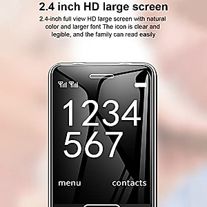 Heayzoki Cell Phone for Seniors, G600 Mobile Phone Big Button Senior Cell Phone 2G 6800Mah Multifunctional Large Capacity Dual Card Dual Standby Loud Voice for Older People(Black)