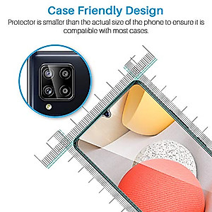 LK 3 Pack Designed for Samsung Galaxy A42 5G Screen Protector with 3 Pack Camera Lens Protector, Anti Scratch, Touch Sensitive 9H Hardness, HD Tempered Glass for Galaxy A42