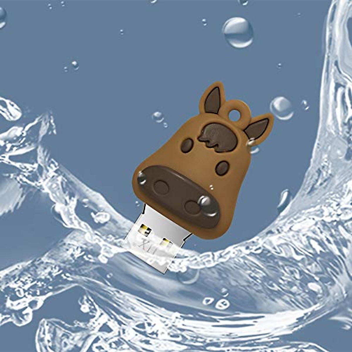 USB Flash Drives, 8GB / 16GB / 32GB / 64GB Waterproof Cute Novelty USB 2.0 USB Memory Stick Data Storage Pendrive Thumb Drives (64GB, Cute Horse)