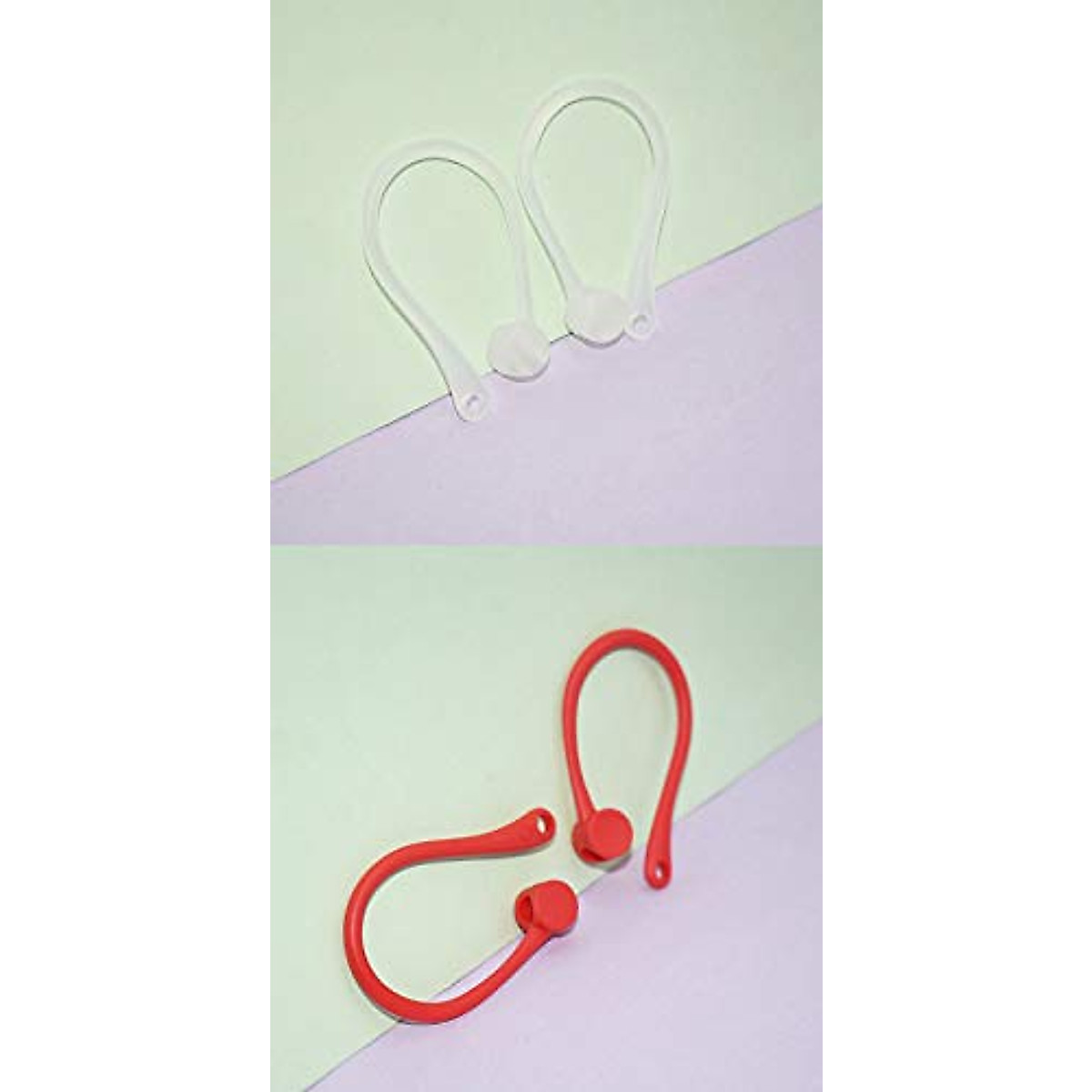 Zotech 9 Pair Anti Slip Ear Hooks Compatible with AirPods 1, 2 and Pro (Color Pack)