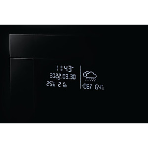 Napoleon Stylus Cara Series 32 Electric White Fireplace - Wall Mount Shelf Style - Home WiFi App Compatible - LED Display - with Remote Control - NEFP32-5019W