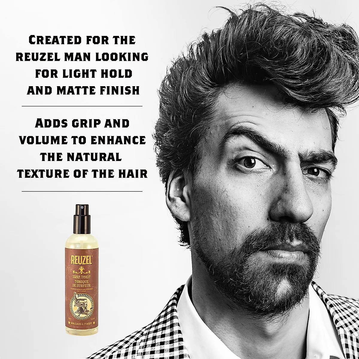 Reuzel Surf Tonic Spray, Adds Grip and Volume, 12 oz