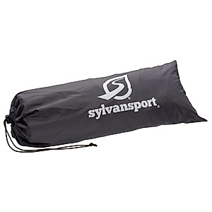 SylvanSport Privy Bivy Privacy Tent - Windproof, Portable Shelter for Camping Toilets & Changing Room - 6′ 8″ of Interior Height - Easy Setup - Pop-Up Pod with Window for Camping, Beach & Tailgates