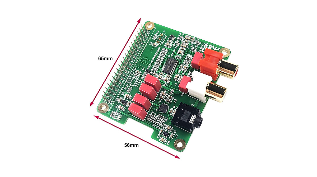 InnoMaker Raspberry Pi HIFI DAC HAT PCM5122 HIFI DAC Audio Card ...