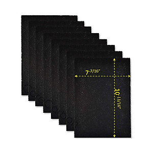 CoreCarbon 8-Pack Exact Fitment Pre-Filter Designed to Fit Honeywell Air Purifier Models HA090, HPA090, HPA094, HPA094WMP, HA100, HPA100, HPA104, HPA105-TGT, HA106WHDV1